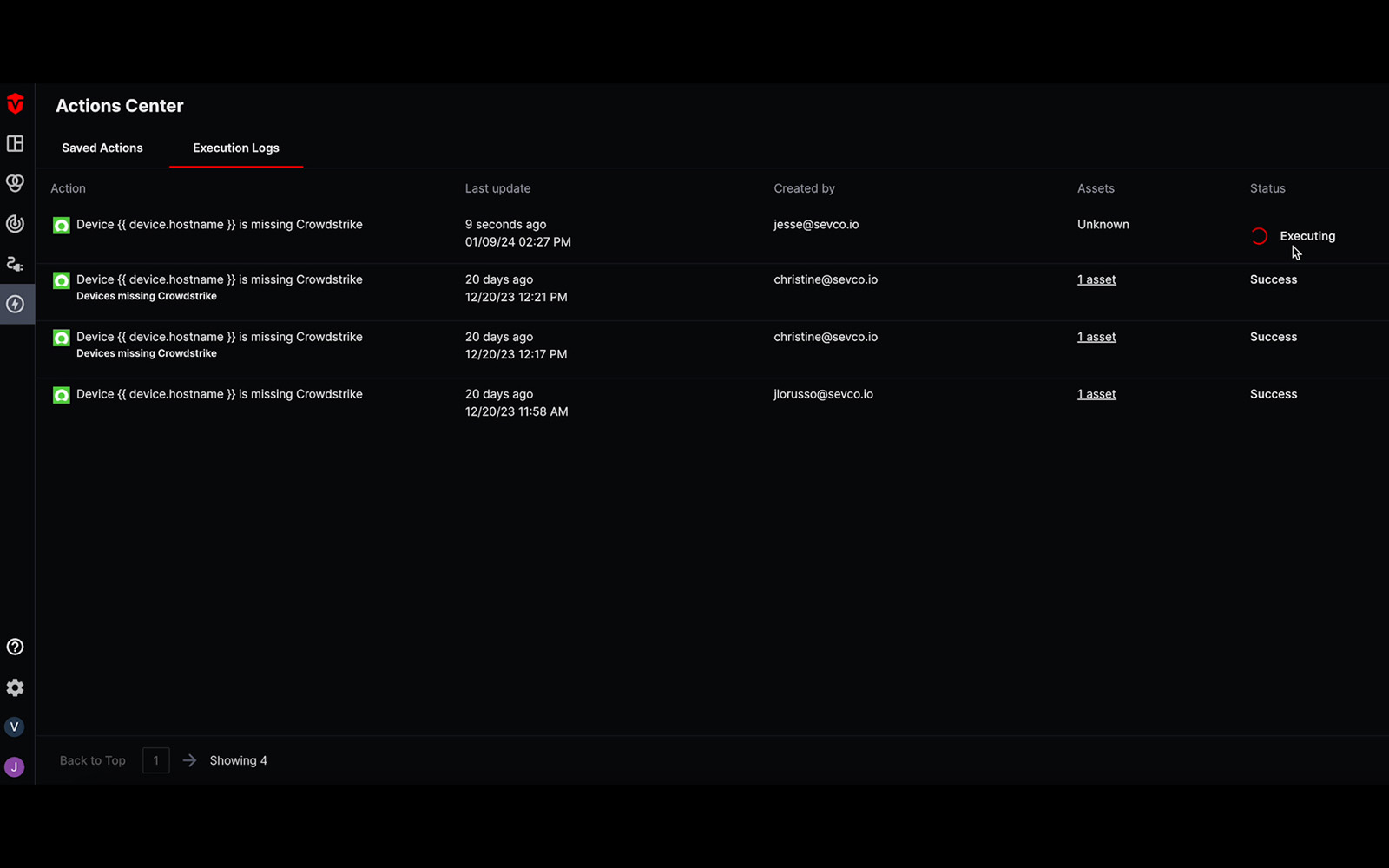 Announcing Sevco's Action Center - Sevco