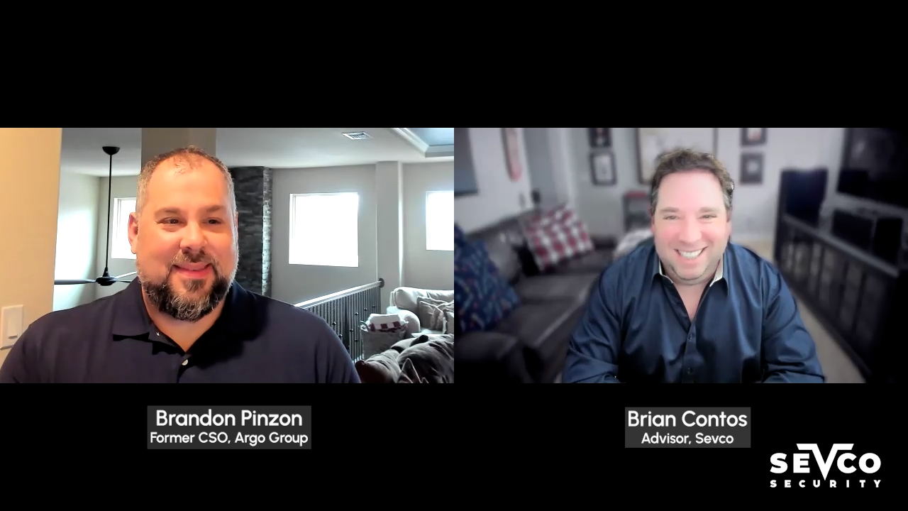 AMA with Brian Contos and Brandon Pinzon, former CSO, Argo Group - Sevco